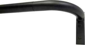 1" Round Return with Standard Base • Ona Drapery Hardware